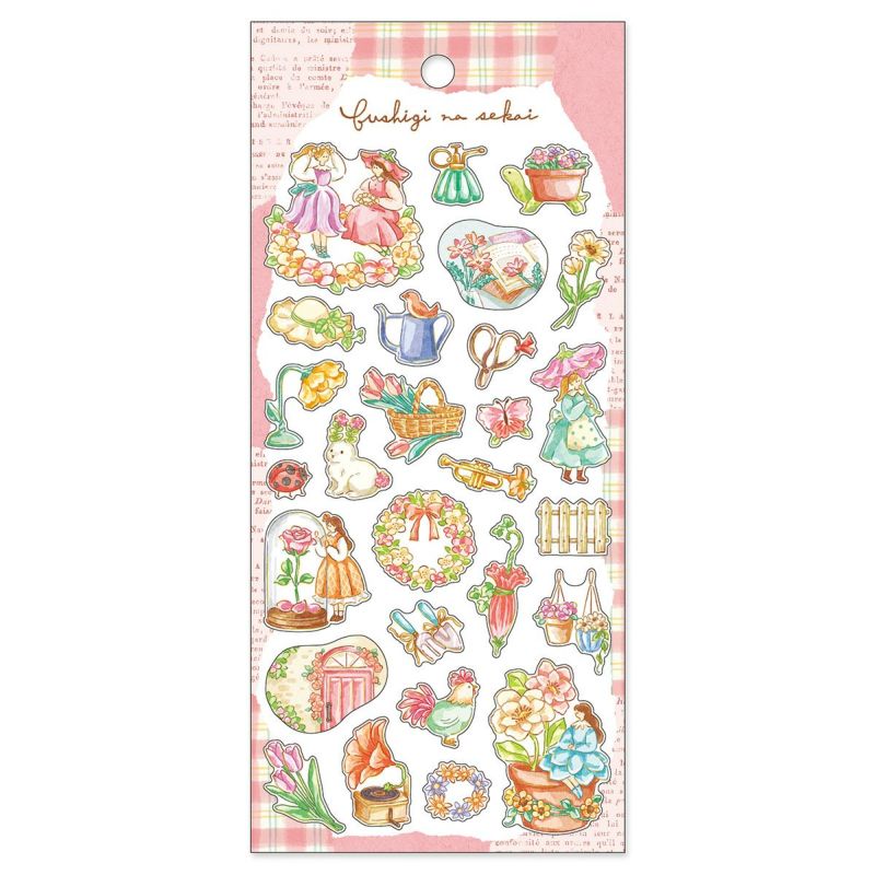 Mind Wave / Stickers - Flower Garden – Cute Things from Japan