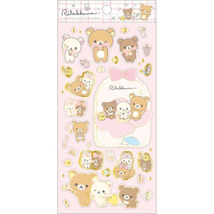 Japanese Rilakkuma Sticker Sheet – Kawaii Planner & Journal Stickers ...