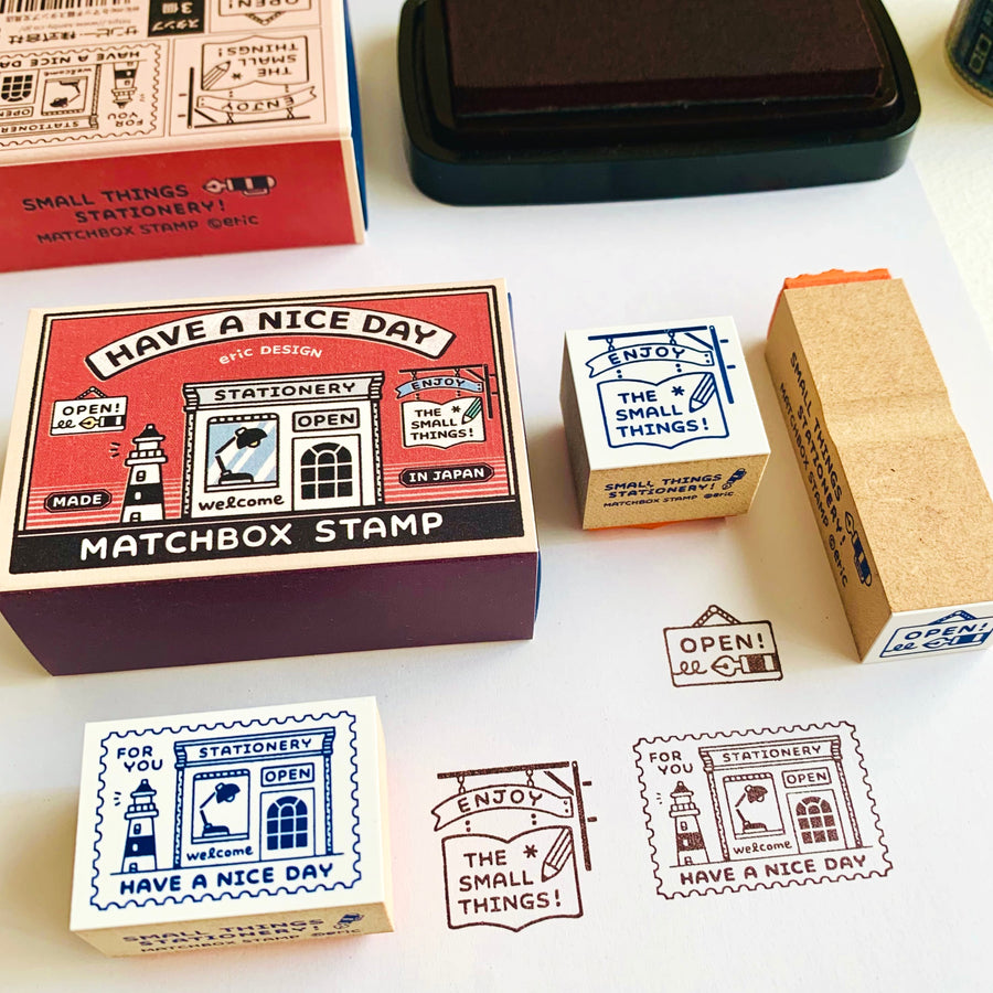 eric Limited Edition Matchbox Rubber Stamp Set (3 designs) – Cute ...