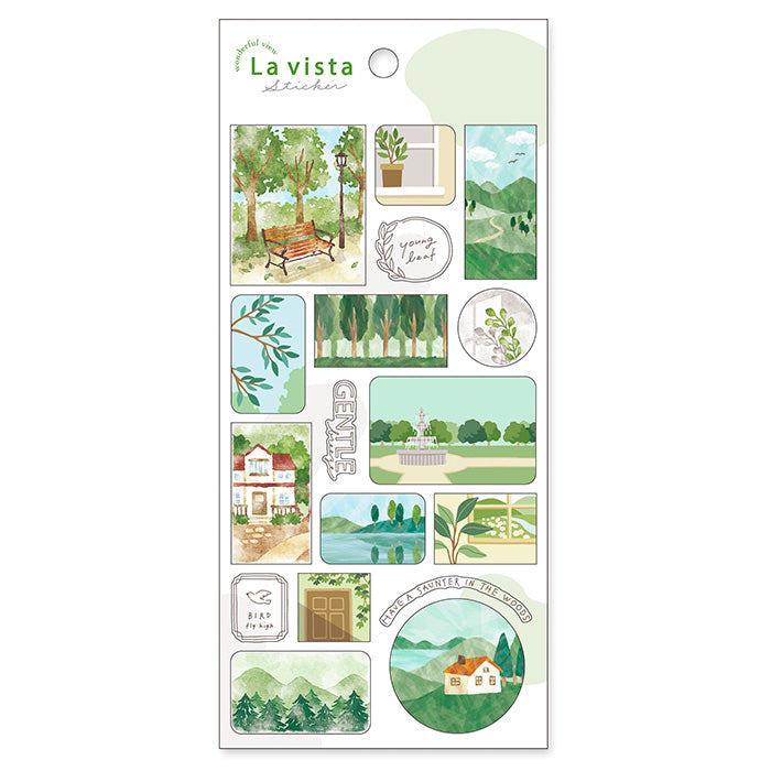 La Vista Stickers - Plant – Cute Things from Japan