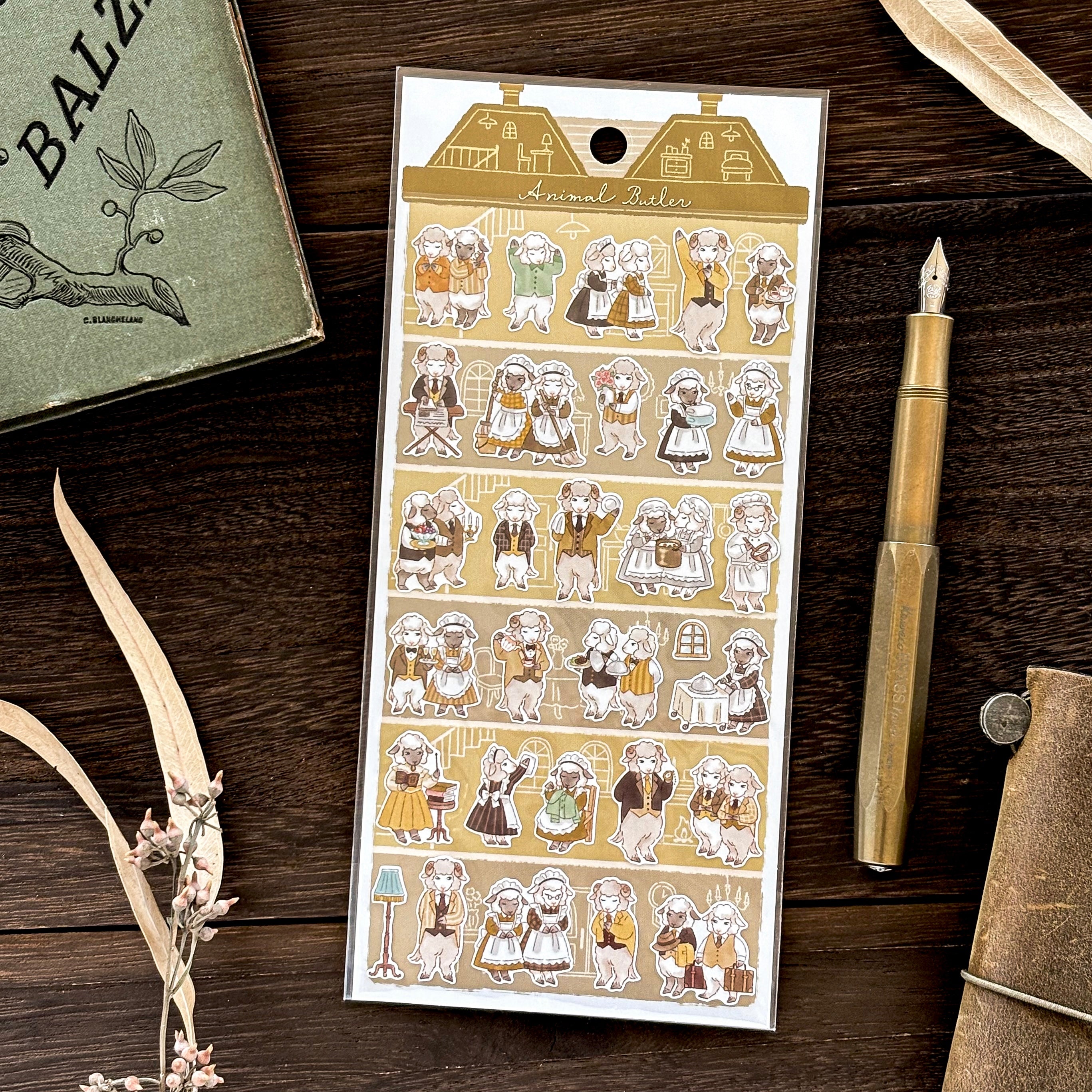 Mind Wave / Animal Butler Stickers - Sheep – Cute Things from Japan