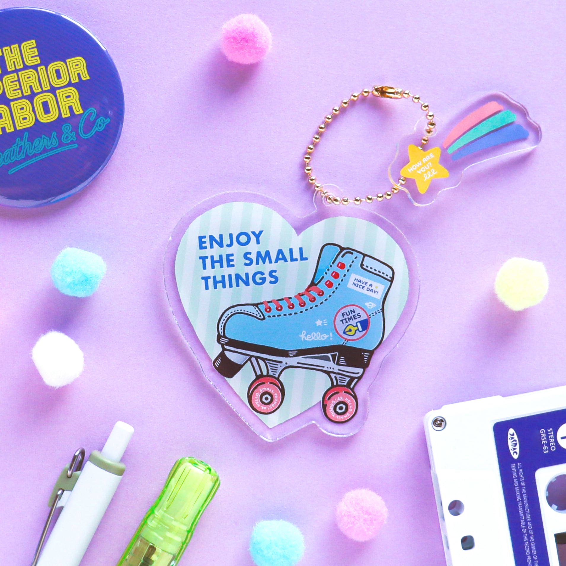 Hello, Harajuku! Limited Edition / eric / Acrylic Keychain - Roller Sk ...