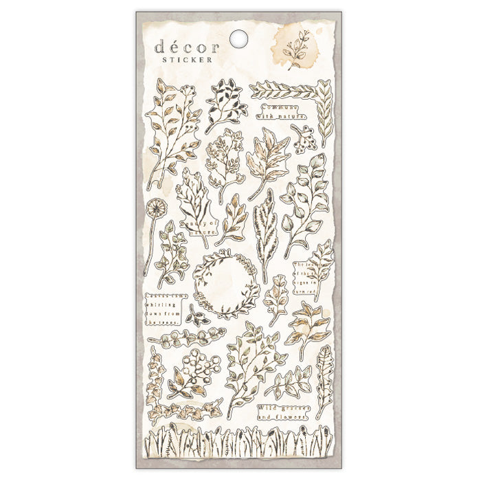 Decor Stickers - Sepia – Cute Things from Japan