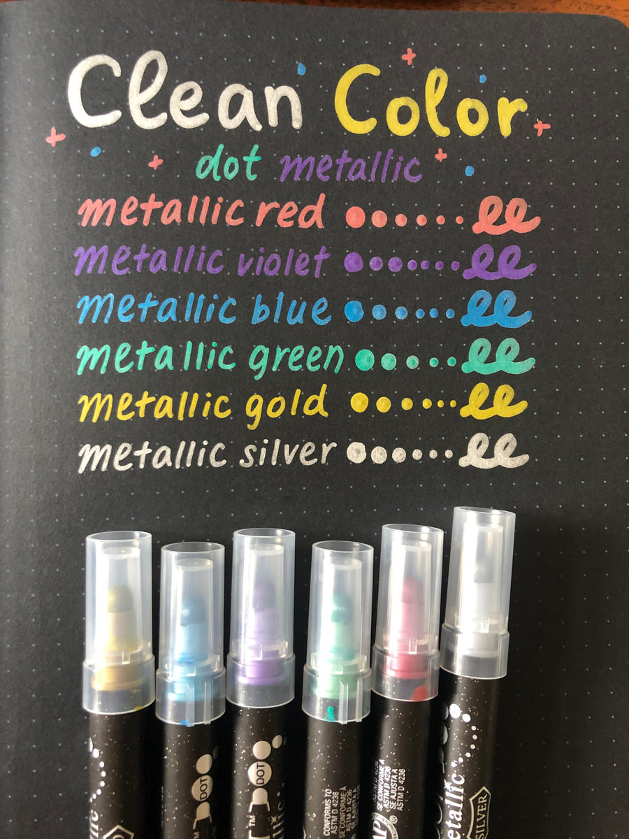 Zig Clean Color Dot Marker - Metalic – Cute Things from Japan